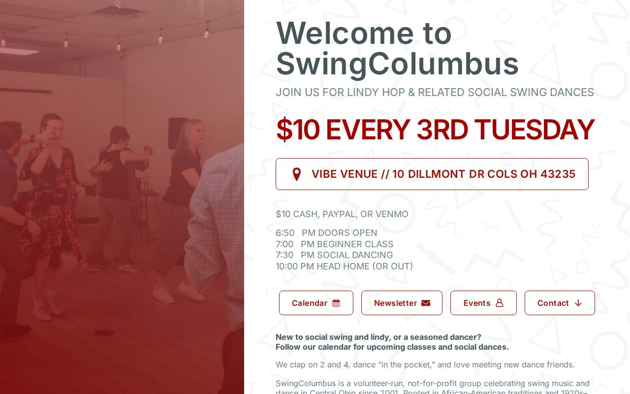 SwingColumbus - Lindy hop & swing dance social club in Columbus, Ohio